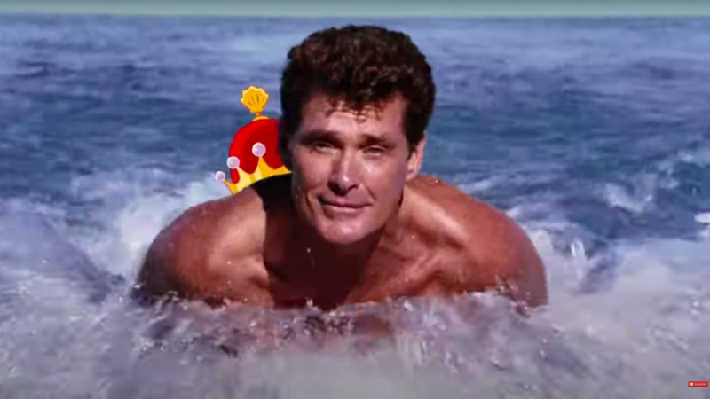 David Hasselhoff vend aux enchères une réplique de lui-même du film ...