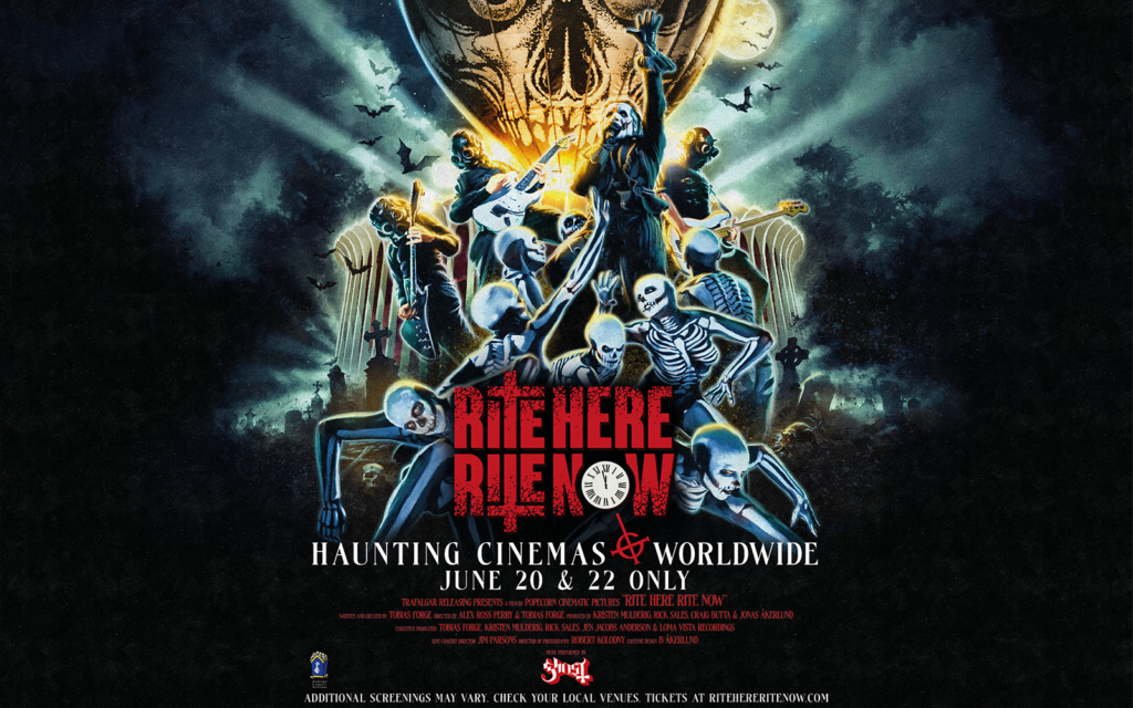 GHOST annonce son film très attendu, Rite Here Rite Now